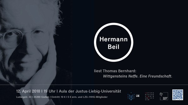Hermann Beil liest Thomas Bernhard: Wittgensteins Neffe. Eine ...